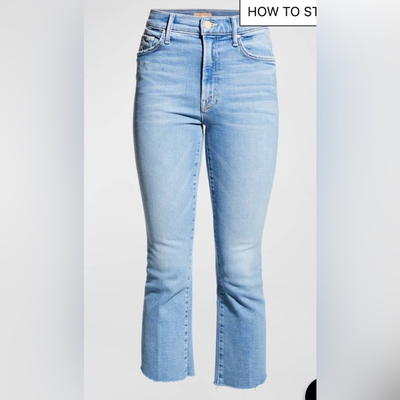 MOTHER | Jeans | Mother Insider Crop Step Fray Limited Edition | Poshmark